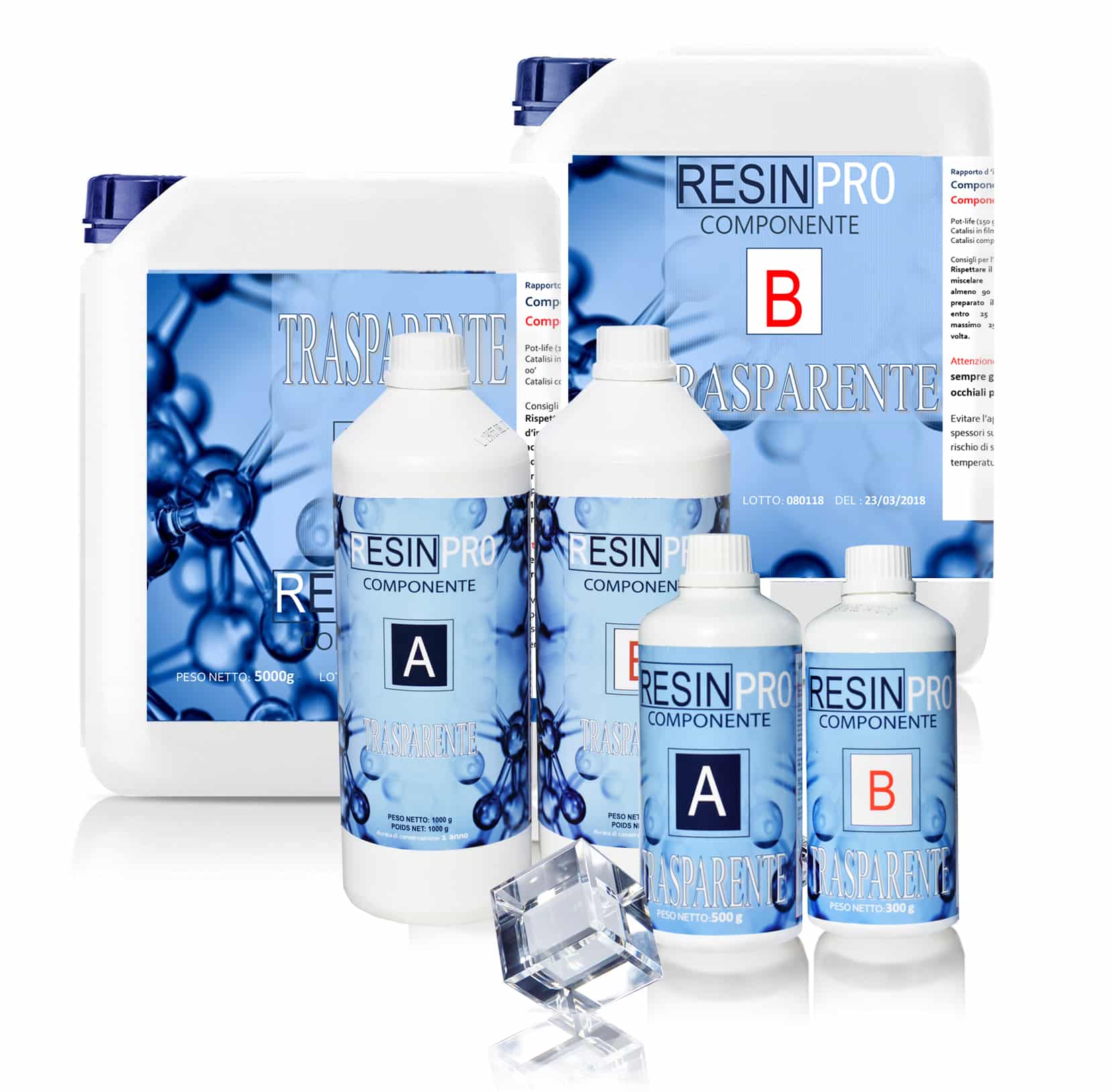 Resina Epossidica Trasparente Multiuso Atossica | Resine Epossidiche RESIN PRO