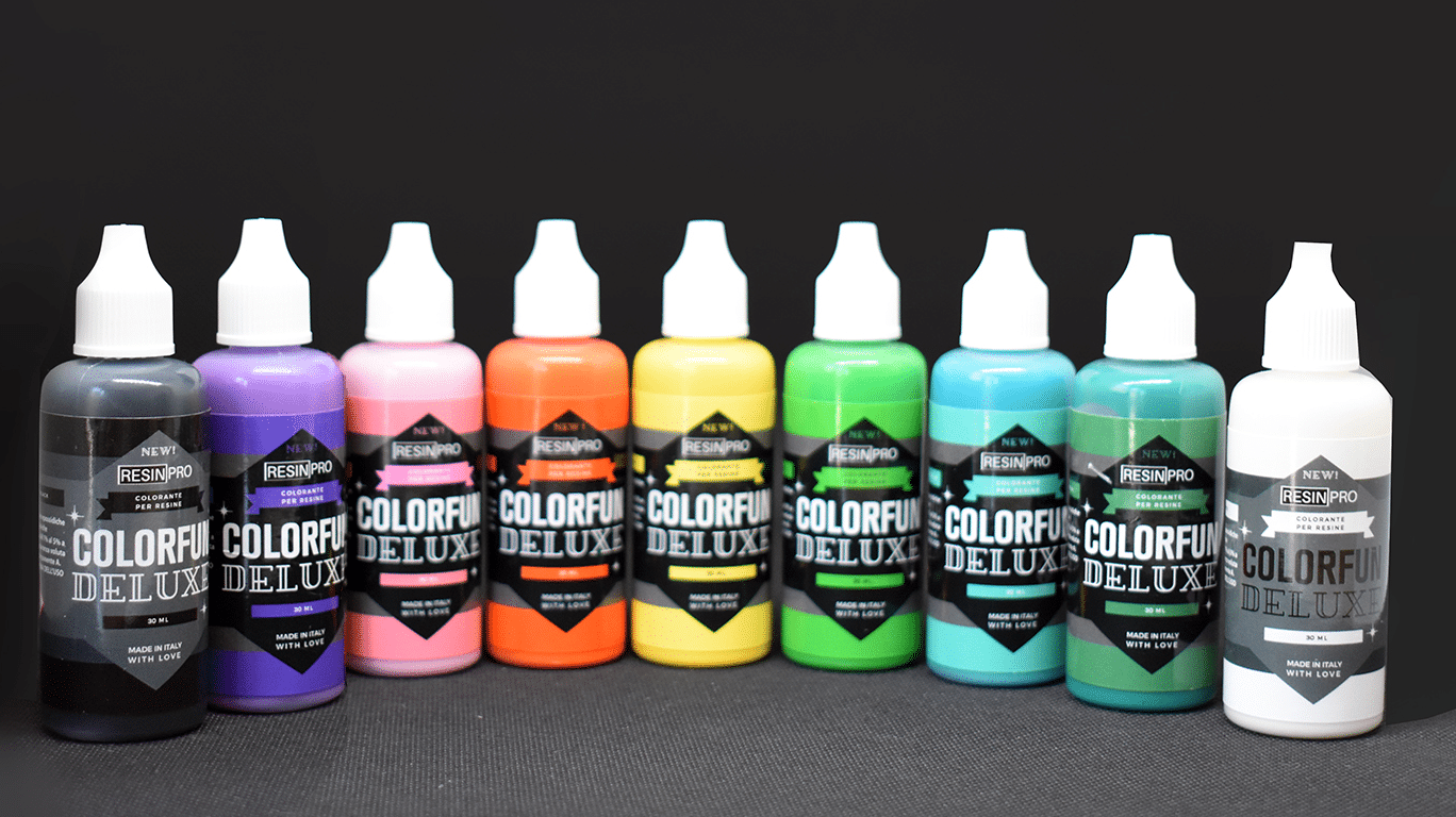 SET 9 PASTE COLORANTI COLORFUN DELUXE COLORI PASTELLI - Resine ...